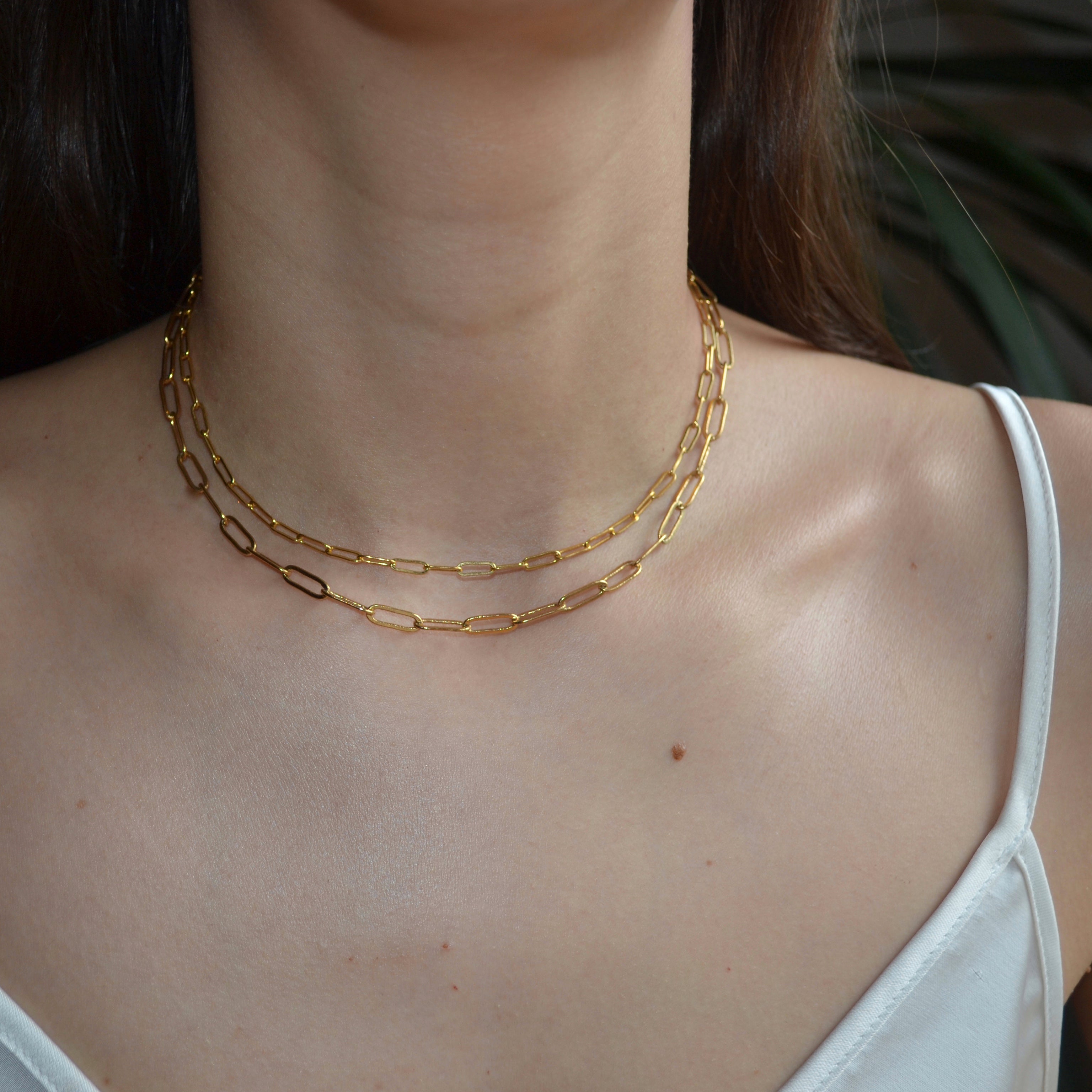 Chokers Doble Cadena – Guayaba Joyeria